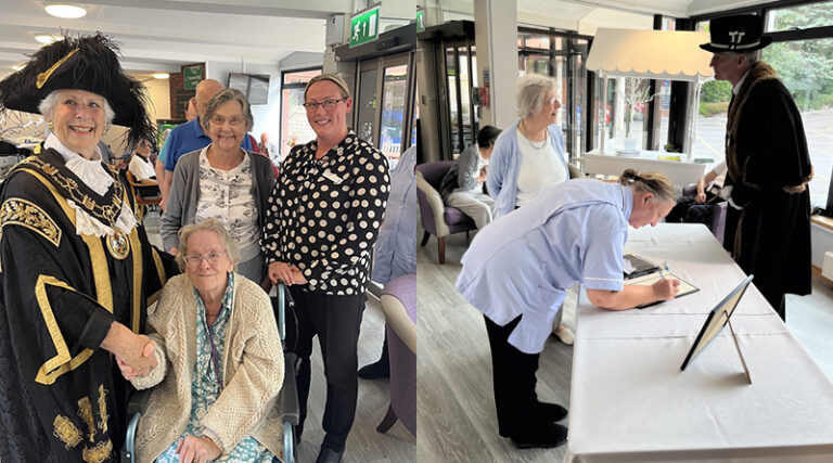 Care Home Residents Welcome Lord Mayor of Exeter and Pay Tribute to ...