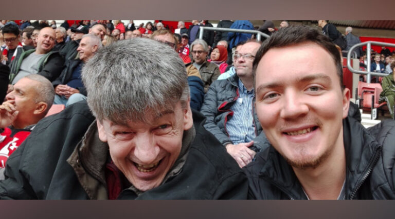 Dementia Care Home Turns Birthday to Matchday for Footie Fan Nigel