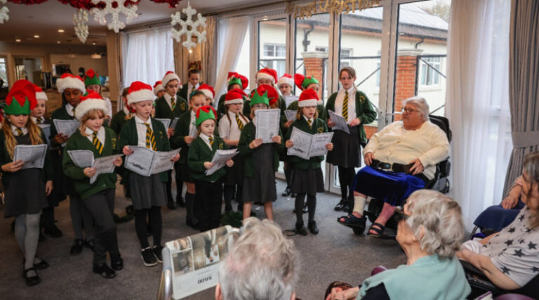Children’s Choir Bring Some Extra Festive Cheer to Oakdale Care Home ...