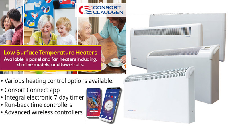 Consort Claudgen Introduces Wi-Fi Enabled Heaters to LST Range