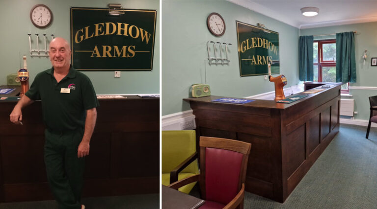 Leeds Home Unveils Pub For Residents To Relive Memories Of Years Gone By