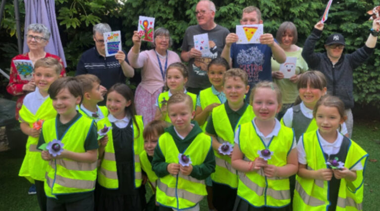 Local School Children Bring Joy To Thorne Care Home Residents
