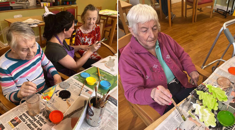 HC-One Care Homes Highlight Wonderful Process To Create Artwork Pieces On World Art Day