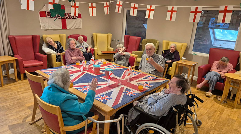 Local Care Home Becomes ‘Football Central’ As Residents Cheer On ...